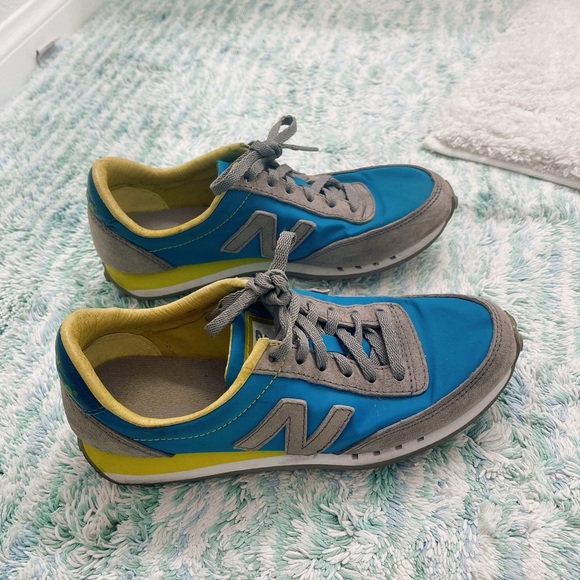 New Balance | Shoes | Vintage New Balance Blue Grey Yellow Preowned Us ...